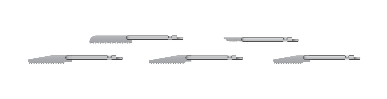 Small Ortho Reciprocating Blade 25.5 MM Stainless Steel Stryker Style ...